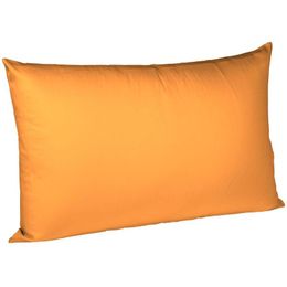 Fleuresse Kissenbezug &raquo;Colours Mako Satin, 100% Baumwolle, mit Rei&szlig;verschluss&laquo; Mako Satin, gl&auml;nzend, glatt, Premium Qualit&auml;t gold Mako-Satin, Mako-