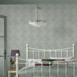 Laura Ashley Vliestapete &raquo;Corrina Leaf&laquo; gebl&uuml;mt glatt 10mx52cm (ca. 5m2) gr&uuml;n Vlies B/L: 0,52m x 10m, Rollen: 1