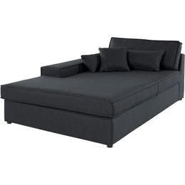 OTTO home Ottomane &raquo;Enid&laquo; einzeln stellbar oder als Teil eines Modulsofas, fester Sitzkomfort grau Baumwollmix (60% Baumwolle/40% Leinen);Struktur 