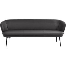 K+w Komfort & Wohnen K+W Komfort & Wohnen Polsterbank &raquo;ZOOM&laquo; 3-Sitzer Polsterbank mit dekorativen Keder braun B/H/T: 222cm x 87cm x 66cm, Leder Longlife BRONCO