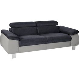 COTTA 3-Sitzer &raquo;Komaris, B: 193 cm&laquo; mit Kopfteilverstellung Microfaser PRIMABELLE (100% Polyester);Kunstleder SOFTLUX;Feinstruktur (100% Polyester);