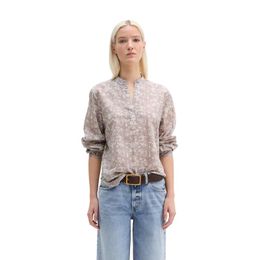 Marc O'Polo Marc O'polo Damen Marc O'Polo Langarmbluse Tunika regular fit aus bedrucktem Baumwoll-Voile 40