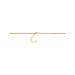 Adeli&aacute;s Unisex Halskette &ndash; Kordelkette aus Edelstahl in gold | Gr.: 40 cm