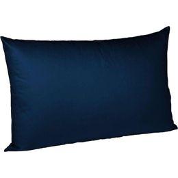 Fleuresse Kissenbez&uuml;ge &raquo;Colours&laquo; edler, b&uuml;gelfreier Interlock-Jersey aus 100% Baumwolle blau Interlock-Jersey, Obermaterial: 100% Baumwolle B/L: 40cm 