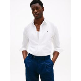 Tommy Hilfiger Herren Langarmhemd &raquo;DOBBY STRUCTURE Regular Fit SHIRT&laquo; wei&szlig; XXL (58), N-Gr
