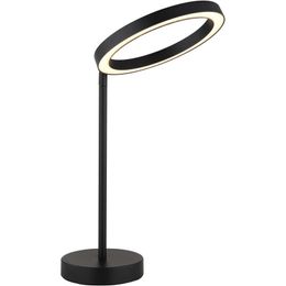 Globo LIGHTING Tischleuchte &raquo;GRENVIX&laquo; LED-Modul 1 Stk. Warmwei&szlig; Tischlampe Nachttischlampe Deko-Tischleuchte Schlafzimmer schwarz H: 32,8cm, 1 Stk.
