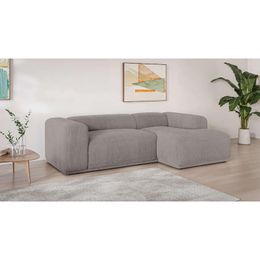 s.Oliver Ecksofa &raquo;EMMERIK Designersofa, L-Form mit Wellenfederung, B/T/H: 260/155/73 cm&laquo; hoher Sitzkomfort, gem&uuml;tlich und modern, auch in Cord grau 