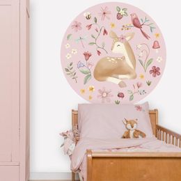 Little Dutch Wandtattoo &raquo;Wandsticker XL Fairy Garden (100x100cm)&laquo; bunt PVC B/H/T: 100cm, Blumen