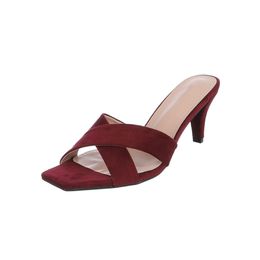 Ital-Design High-Heel Sandalette in Weinrot | Gr.: 36
