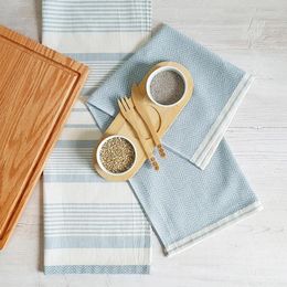Framsohn frottier Geschirrtuch &raquo;Modern Living Streifen, aus 100% Baumwolle&laquo; dichte Feinwebung, in &Ouml;sterreich hergestellt, 50x70 cm blau 100% Baumwolle
