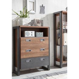 Home Affaire Sideboard &raquo;Detroit&laquo; Breite 75 cm braun B/H/T: 75cm x 100cm x 35cm