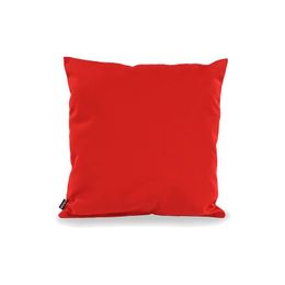 HOCK Dekokissen &raquo;Classic Uni&laquo; Kissenh&uuml;lle mit F&uuml;llung, 1 St&uuml;ck, 50/50 cm rot Polyacryl B/L: 50cm x 50cm, 1 Stk.