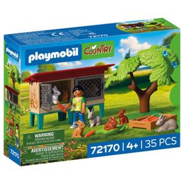 Playmobil Konstruktions-Spielset &raquo;L&auml;ndlicher Kaninchenstall (72170), Country&laquo; Made in Europe bunt Einheitsgr&ouml;&szlig;e Konstruktions-Spielset