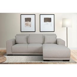 OTTO home Ecksofa &raquo;BORNHOLM L-Form, B: 234 cm - OTTO. Verl&auml;ssliche Qualit&auml;t.&laquo; Recamiere links oder rechts bestellbar, Wellenfederung, inkl. 2 Kissen 