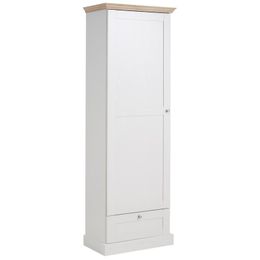 OTTO home Garderobenschrank &raquo;Binz&laquo; mit sch&ouml;ner Holzoptik, mit vielen Stauraumm&ouml;glichkeiten, H&ouml;he 180 cm wei&szlig; FSC -zertifizierter Holzwerkstoff B/H/T: 