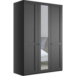 Wiemann Kleiderschrank &raquo;G&ouml;teborg, mit 95&deg; &Ouml;ffnungswinkel, Made in Germany&laquo; inkl. Spiegel und T&uuml;rend&auml;mpfung, moderner Landhausstil grau Glas, 