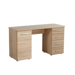 Home Affaire Schreibtisch &raquo;Liber&laquo; braun B/H/T: 135cm x 75,5cm x 50cm