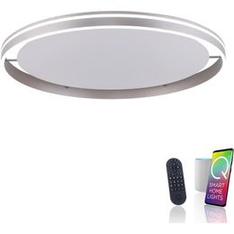 Neuhaus Q SMART HOME LIGHTS LED Deckenleuchte &raquo;Q-VITO&laquo; LED-Board 1 Stk. warmwei&szlig; - kaltwei&szlig; wei&szlig; 1, &Oslash; 79,4cm, 1 Stk.