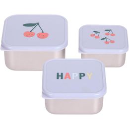 L&auml;ssig L&auml;ssig Kinder L&Auml;SSIG Lunchbox &raquo;Happy Fruits, Cherry&laquo; lila Einheitsgr&ouml;&szlig;e