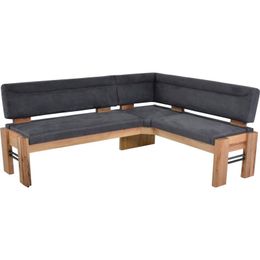 K+w Komfort & Wohnen K+W Komfort & Wohnen Eckbank &raquo;Floyd&laquo; Stauraumbank, langer Schenkel rechts oder links in 2 Qualit&auml;ten grau 520: Microfaser, 100% Polyester; 760: 
