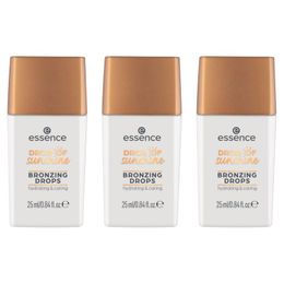 Essence Damen Bronzer-Puder &raquo;DROP OF sunshine BRONZING DROPS&laquo; mit Glycerin braun 75ml