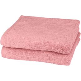 Ross Handtuch &raquo;Premium&laquo; 100% Baumwolle rosa Frottier, Obermaterial: 100% Baumwolle B/L: 50cmx100cm, 2 Stk., Frottier