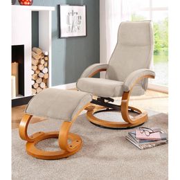 OTTO home Relaxsessel &raquo;mit Hocker PARIS Microfaser - OTTO. Verl&auml;ssliche Qualit&auml;t.&laquo; Set, bestehend aus Sessel und Hocker, 2 Stk. tlg. Relaxfunktion, 