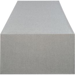 Delindo Lifestyle Tischl&auml;ufer &raquo;WIEN&laquo; Fleckabweisend, pflegeleicht, 180 g/m&sup2; grau Polyester B/L: 140cm x 40cm, eckig
