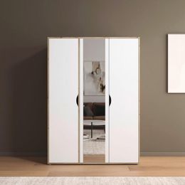 Rauch Dreht&uuml;renschrank &raquo;Kleiderschrank Schrank Garderobe W&auml;scheschrank NARAI mit Spiegel&laquo; in 3 verschiedenen Ausstattungen BASIC/CLASSIC/PREMIUM, 