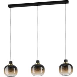 Eglo H&auml;ngeleuchte &raquo;OILELLA Pendellampe - Stahl - E27 - 3X40W - IP20&laquo; E27 1 Stk. H&auml;ngelampe, Deckenlampe, Wohnzimmer, Esszimmer, L95 x B19 x H110 cm 
