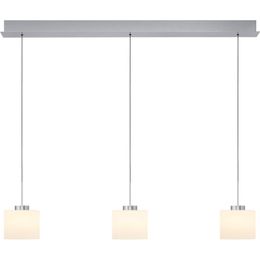 HELL h&ouml;llisch gutes Licht LED Pendelleuchte &raquo;ELLI&laquo; LED-Modul 1 Stk. Warmwei&szlig; B-Link Fernbedienung, Stufenlos h&ouml;henverstellbar wei&szlig; 3, 1 Stk.