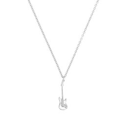 Amor Herren Kette mit Anh&auml;nger &raquo;Scorpions by , Gitarren-Design&laquo; silber Silber 925 (Sterlingsilber), L: 50 B: 2mm