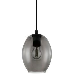 Eglo H&auml;ngeleuchte &raquo;CADAQUES Pendellampe, E27, IP20, Stahl und Glas, Esstischlampe, Lampe&laquo; E27 1 Stk. H&auml;ngelampe f&uuml;r Esszimmer, K&uuml;che oder Wohnzimmer 