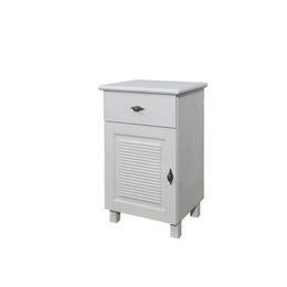 OTTO home Unterschrank &raquo;Rauna&laquo; aus massiver Kiefer, Breite 44 cm, Rillenoptik, made in EU Massivholz B/H/T: 44cm x 76cm x 39cm, Schubladen: 1 Stk. 