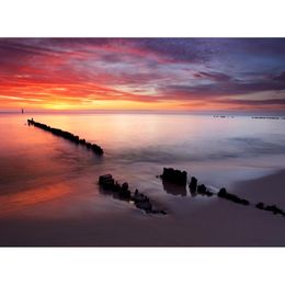 papermoon Fototapete &raquo;Baltic Sunrise&laquo; glatt bunt Vlies B/L: 3m x 2,23m, Bahnen: 6 Stk.