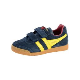 Gola Harrier-Sneaker f&uuml;r Kinder mit Klettverschluss Blau | Gr.: 32