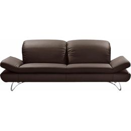 Places of Style 2-Sitzer &raquo;San Angelo&laquo; braun B/H/T: 202cm x 96cm x 95cm, NaturLEDER Frederica
