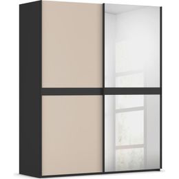 Rauch Schwebet&uuml;renschrank &raquo;Kleiderschrank Schrank Garderobe Schlafzimmerschrank SCALE-LINE&laquo; edle Optik mit Bauchbinde mit Glas/Spiegel-Front MADE IN 