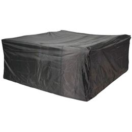Gartenm&ouml;bel-Schutzh&uuml;lle &raquo;Loungeseth&uuml;lle 255x255x70&laquo; Loungeseth&uuml;lle 255x255x70 cm grau Polyester B/H/L: 255cm x 70cm x 255cm