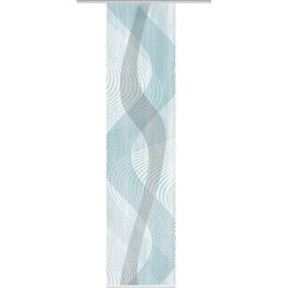 Vision S Schiebegardine &raquo;VALESI&laquo; Paneelwagen 1 Stk. tlg. HxB: 260x60, Schiebevorhang Bambus-Optik Digitaldruck gr&uuml;n Polyester 260cm, Paneelwagen, 60cm