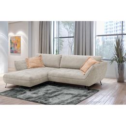 exxpo - sofa fashion Ecksofa &raquo;Samoa, bequem&modern, mit Easy-Lift-Bettfunktion, Breite 282cm, L-Form&laquo; Polsterecke inkl. Bettfunktion & Bettkasten. 