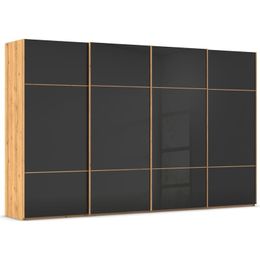 Rauch Schwebet&uuml;renschrank &raquo;Kleiderschrank Schrank Garderobe Schlafzimmerschrank SCALE-TRIO&laquo; edle dreigeteilte Front mit 2 Zierleisten Glasfront MADE 
