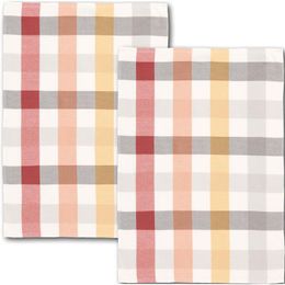 Dyckhoff Geschirrtuch &raquo;MULTIDRY&laquo; in hochwertiger Doubleface Qualit&auml;t bunt 100% Baumwolle 2 Stk., 100 % Baumwolle