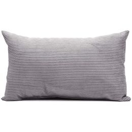 G&ouml;zze Dekokissen &raquo;Capri Cord&laquo; grau Polyester B/L: 30cm x 50cm, 1 Stk.