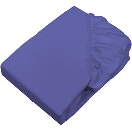 SETEX Spannbettlaken &raquo;Feinbiber in Gr. 70x140, 90x200, 140x200 oder 180x200 cm&laquo; f&uuml;r Matratzen bis 23 cm H&ouml;he, Winter, Bettlaken blau Feinbiber, 