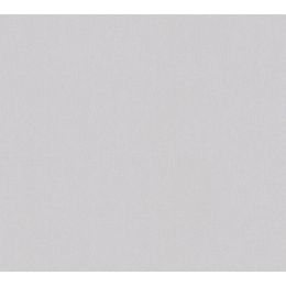 ARCHITECTS PAPER Vliestapete &raquo;Floral Impression&laquo; einfarbig uni unifarben glatt Tapete Uni Tapeten Wohnzimmer Schlafzimmer K&uuml;che modern Design Design grau Vlies B/L: 