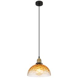 Globo LIGHTING H&auml;ngeleuchte &raquo;SALVY&laquo; E27 1 Stk. H&auml;ngelampe/Pendelleuchte/Esszimmer/Wohnzimmer/Esstisch schwarz 1 Stk.
