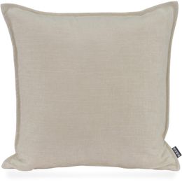 HOCK Dekokissen &raquo;Lucky&laquo; Sofakissen inkl. F&uuml;llung, 70x40cm, einfarbig, creme ecru, Dekokissen beige Polyester B/L: 45cm x 45cm, 1 Stk.