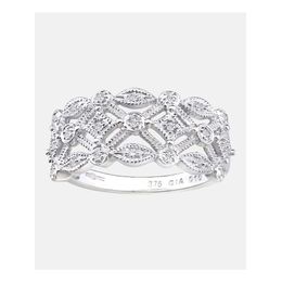 Diamant L'&eacute;ternel Ring aus 375 Wei&szlig;gold mit Diamant | Gr.: 47