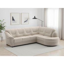 Sit & More sit&more Ecksofa &raquo;Savona&laquo; mit Federkern, optional mit Schlaffunktion B/H/T: 267cm x 90cm x 206cm, Chenille, Ottomane rechts,mit Bettfunktion